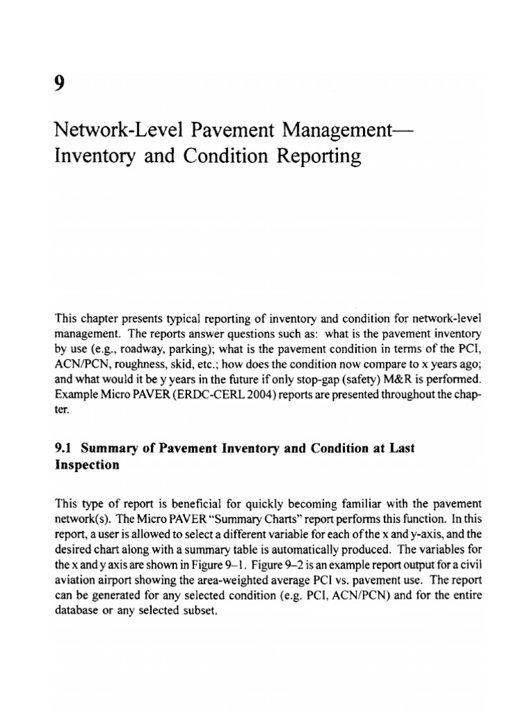 Pavement Management Reporting Guide | PDF | Road Surface | Runway