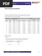 Cable Tray Fill and Load Calculation | PDF | Cable | Wire