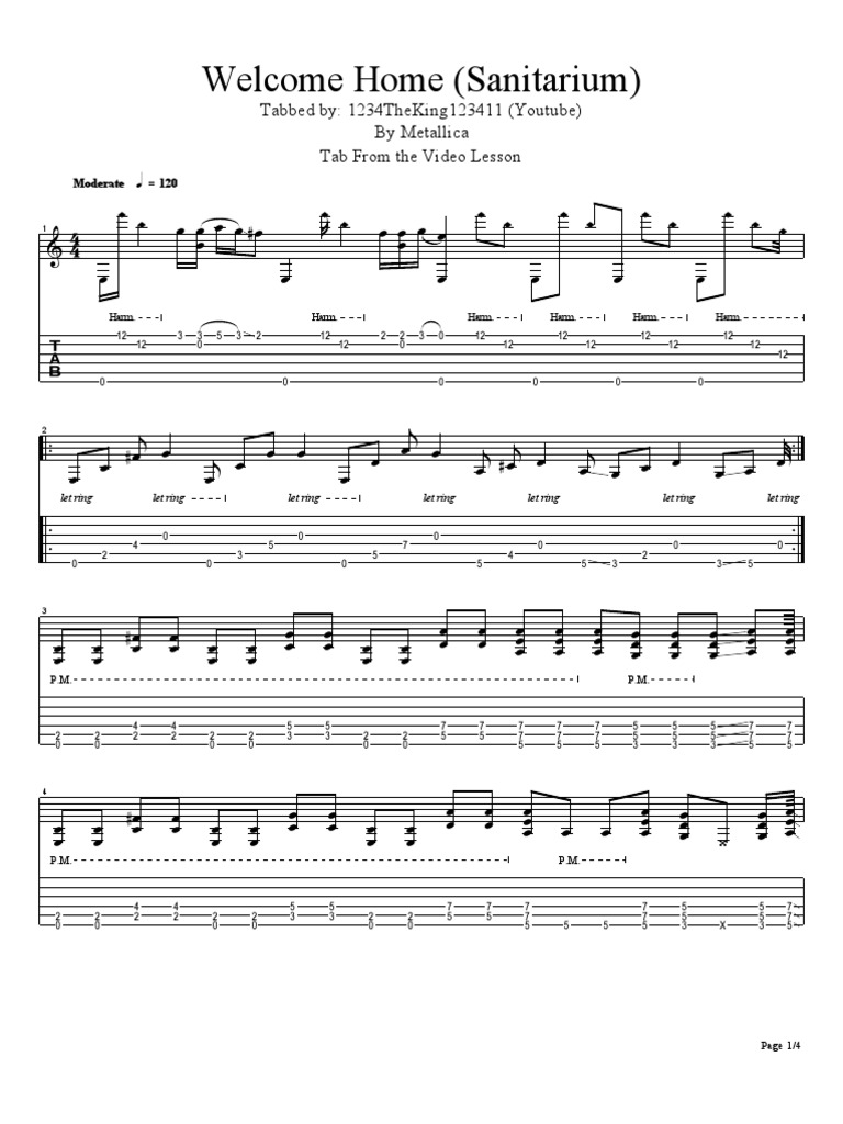 Welcome Home Guitar Chords