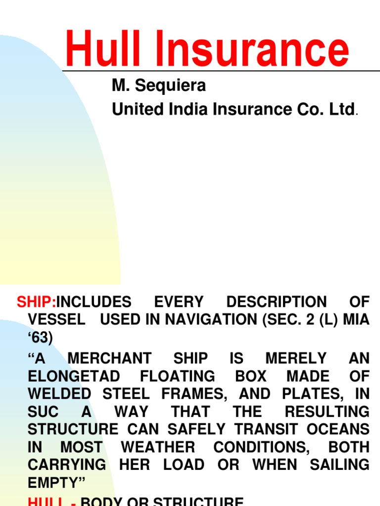 Hull Insurance Coverage Types and Factors | PDF | Ships | Insurance