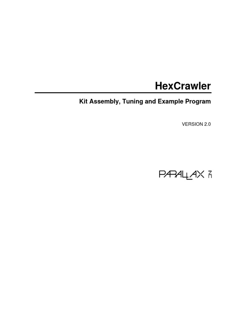 Hex Crawler | Download Free PDF | Screw | Nut (Hardware)