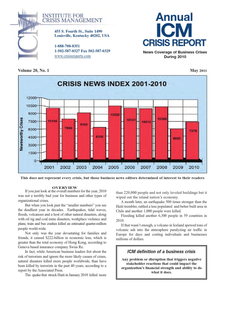 Crisis Report | PDF | Crisis Management | Computer Security