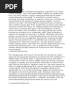 Encoder Working Principle Theory | PDF | Electronics ...