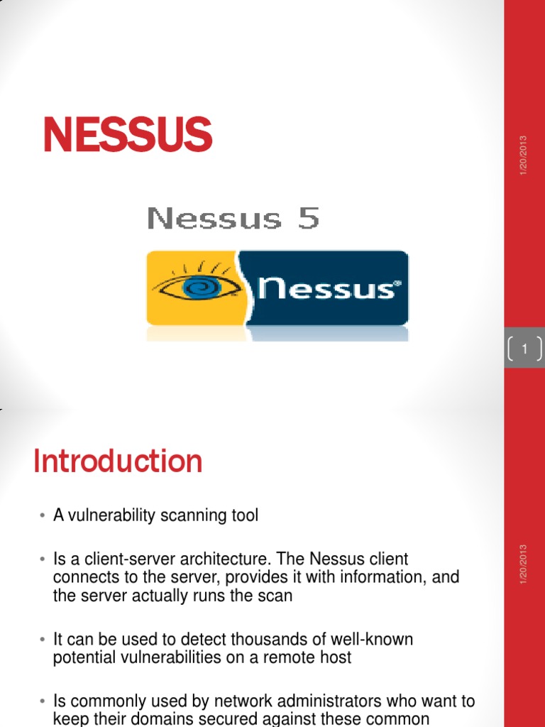 Overview of Nessus Vulnerability Scanner | PDF | Computers