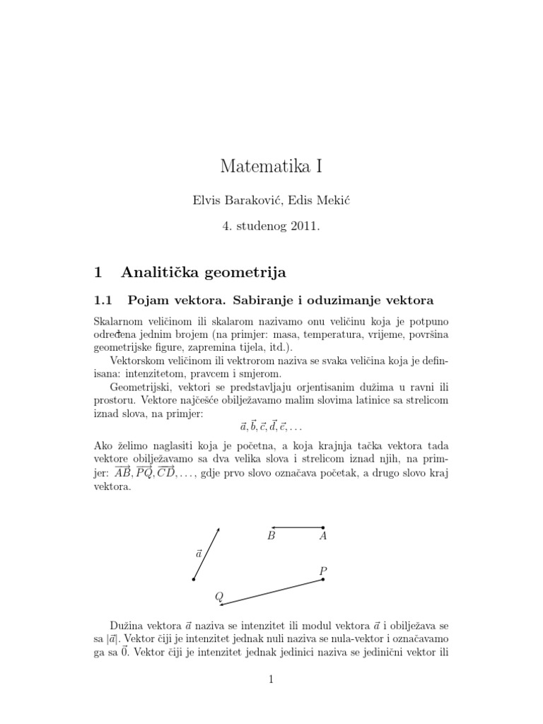 Analiticka Geometrija | PDF