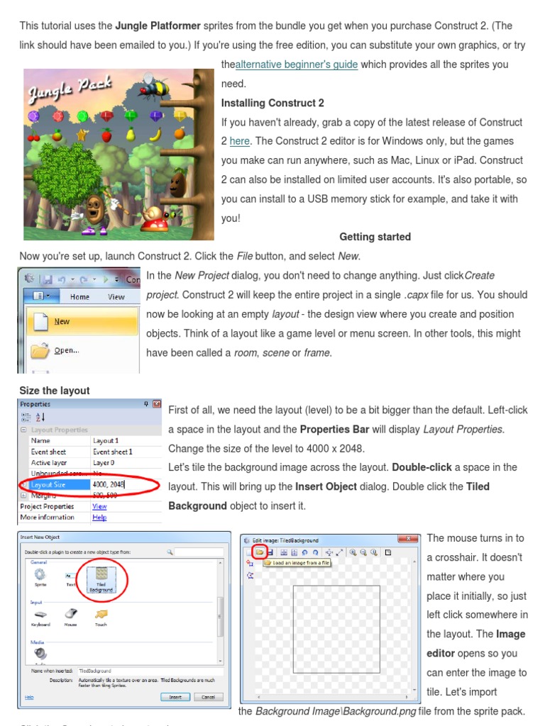 Construct 2 | PDF | Double Click | Computer Keyboard