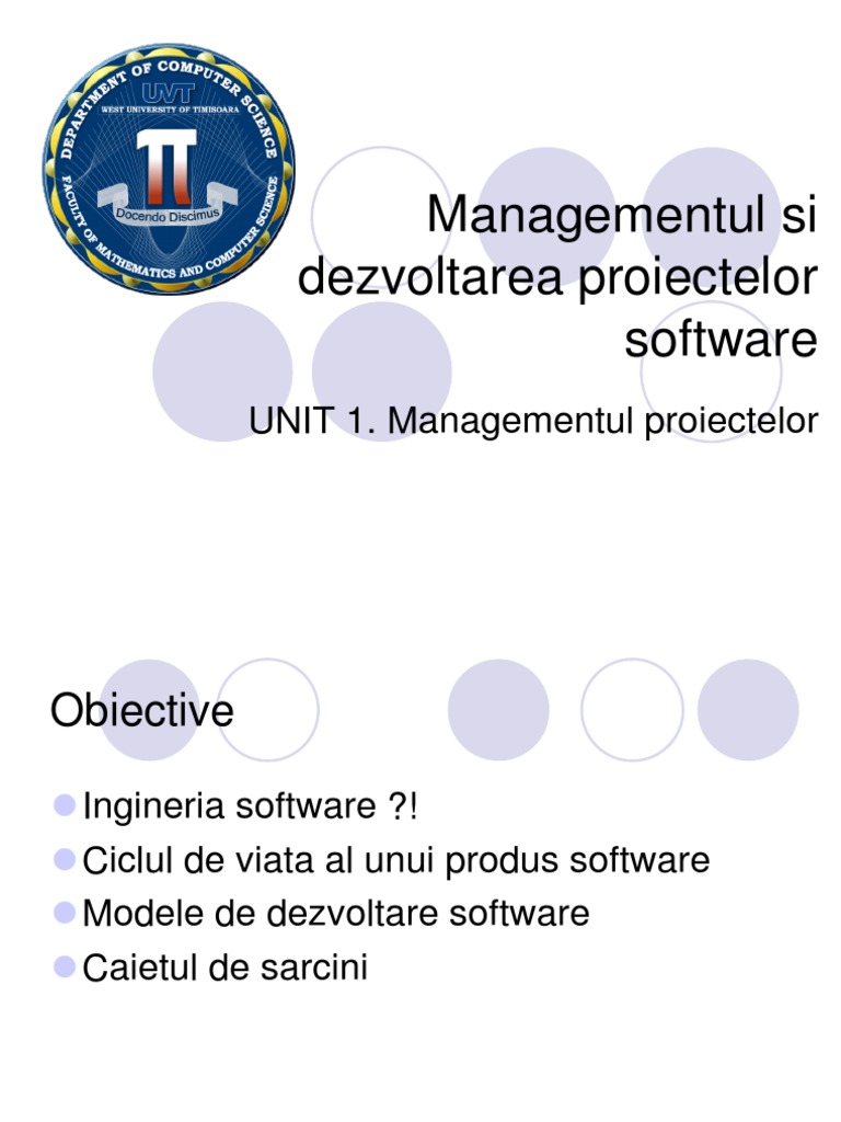 Managementul Proiectelor