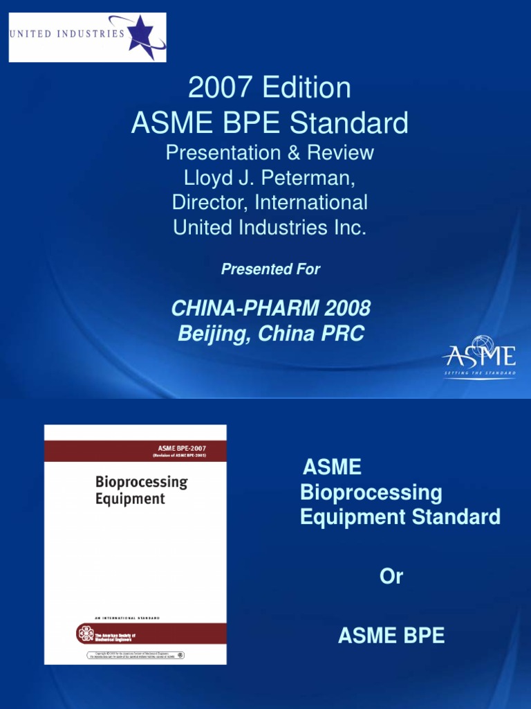 Asme Bpe | PDF | Pipe (Fluid Conveyance) | Mechanical Engineering