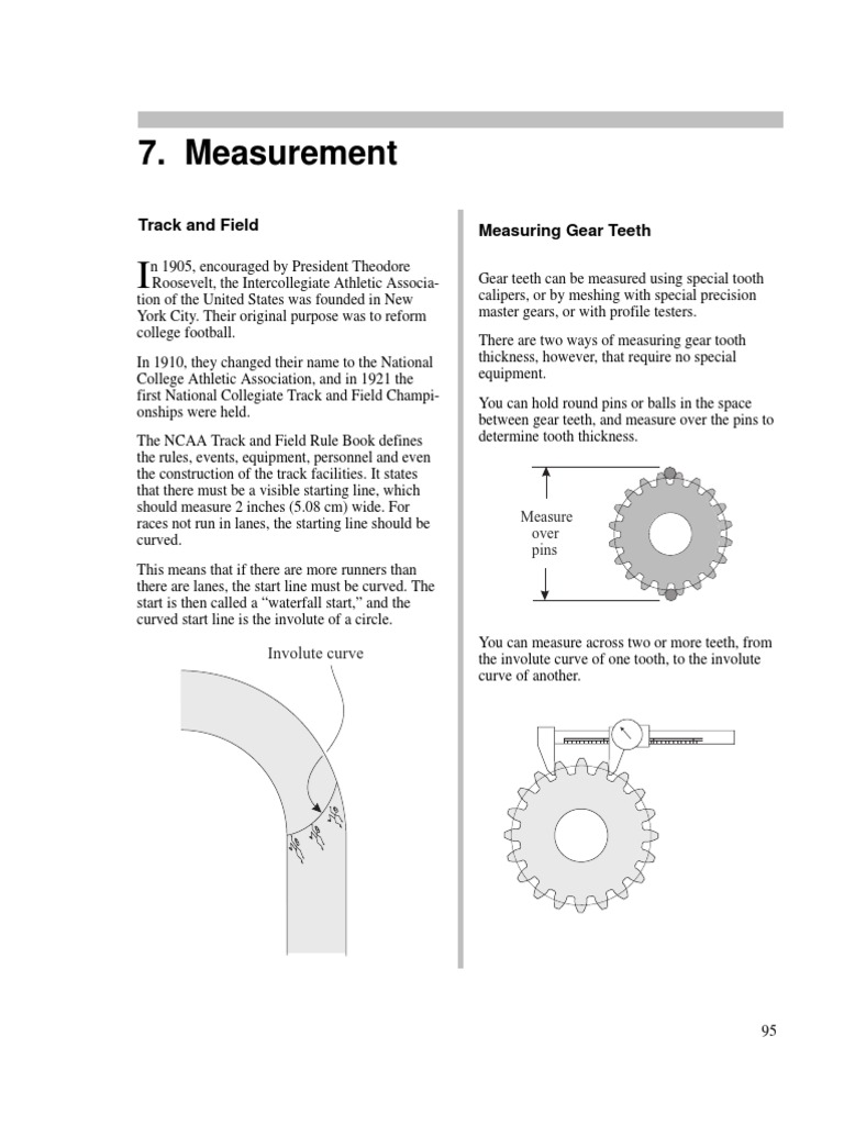 Gear Measurement | PDF | Gear | Angle