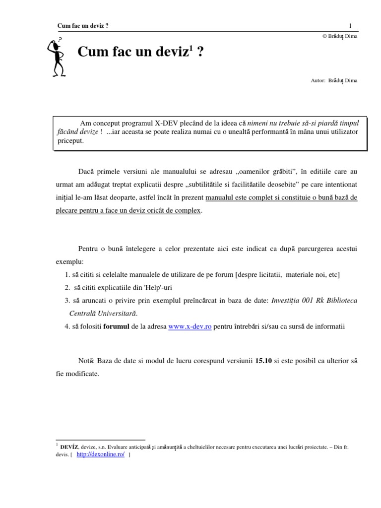 Deviz | PDF