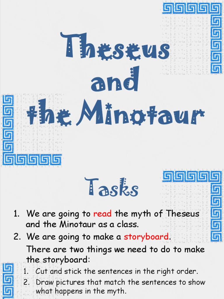 Theseus and The Minotaur Story | PDF | Minotaur | Theseus