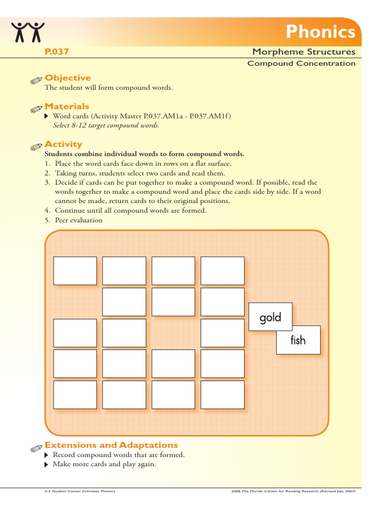 2nd and 3rd Grade Phonics Morpheme Structures | Word | Phonics