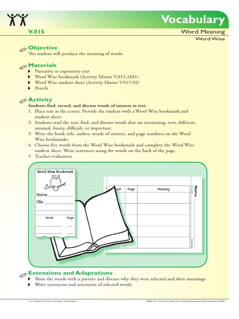 2nd and 3rd Grade Vocabulary Word Meaning | PDF | Vocabulary | Dictionary