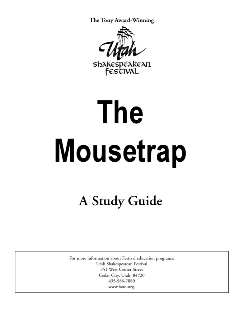 Mousetrap | PDF | Detective Fiction | Leisure