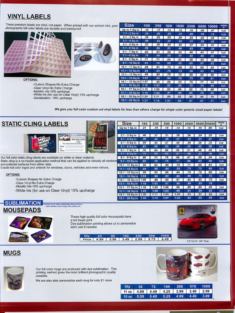 3D Domed Vinyl Labels Overview | PDF | Home & Garden