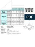 Expanded Metal Specifications Guide | PDF | Building Materials | Materials