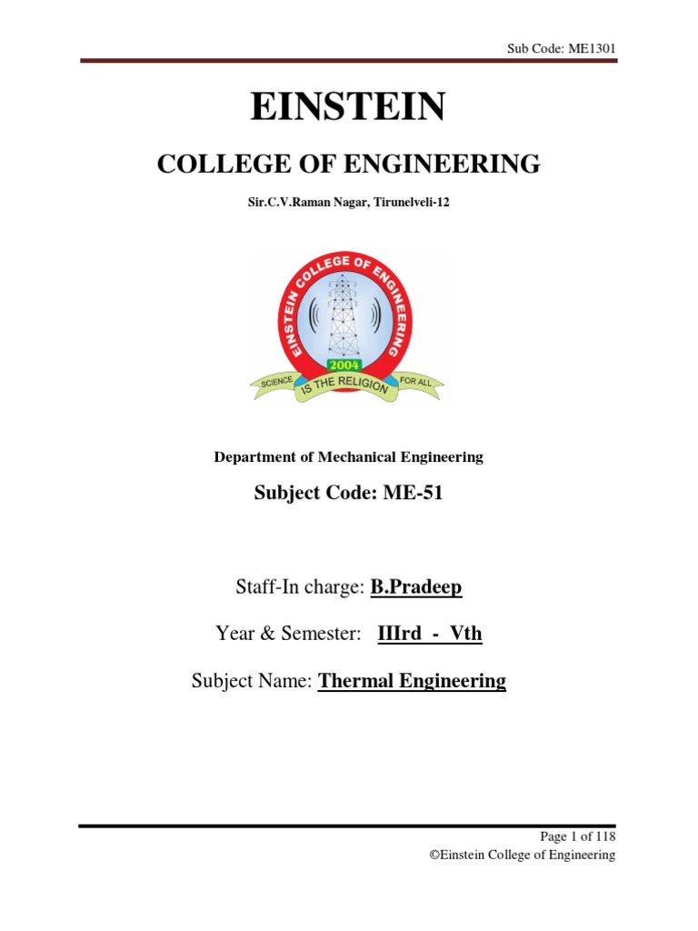 Thermal Engineering | PDF | Internal Combustion Engine | Ignition System