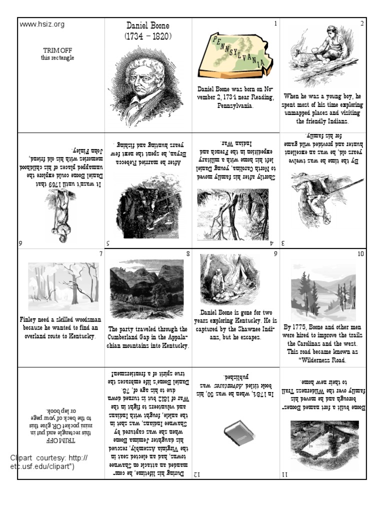 Daniel Boone: Frontiersman Legacy | PDF