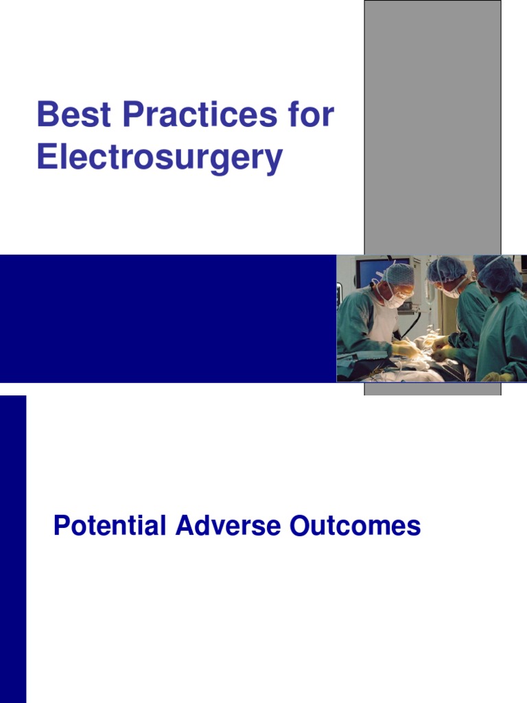 Electrosurgery Safety Guide | PDF | Medicine | Electromagnetism