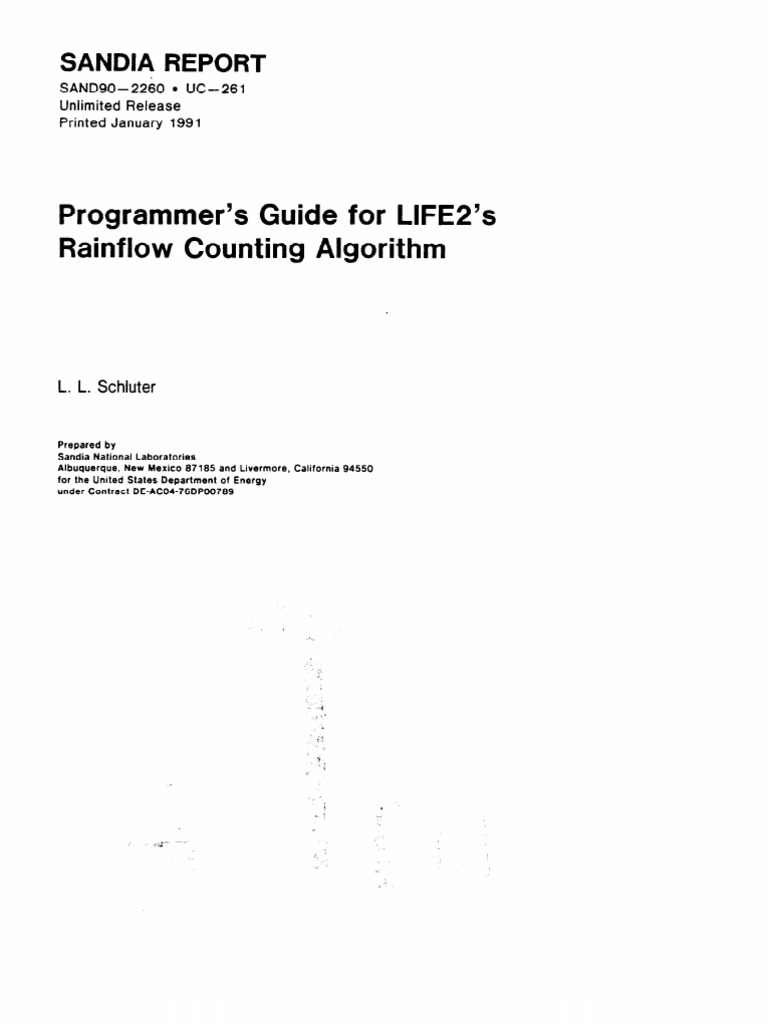 Programmer's Guide For LIFE2's Rainflow Counting Algorithm | PDF | Subroutine | Control Flow