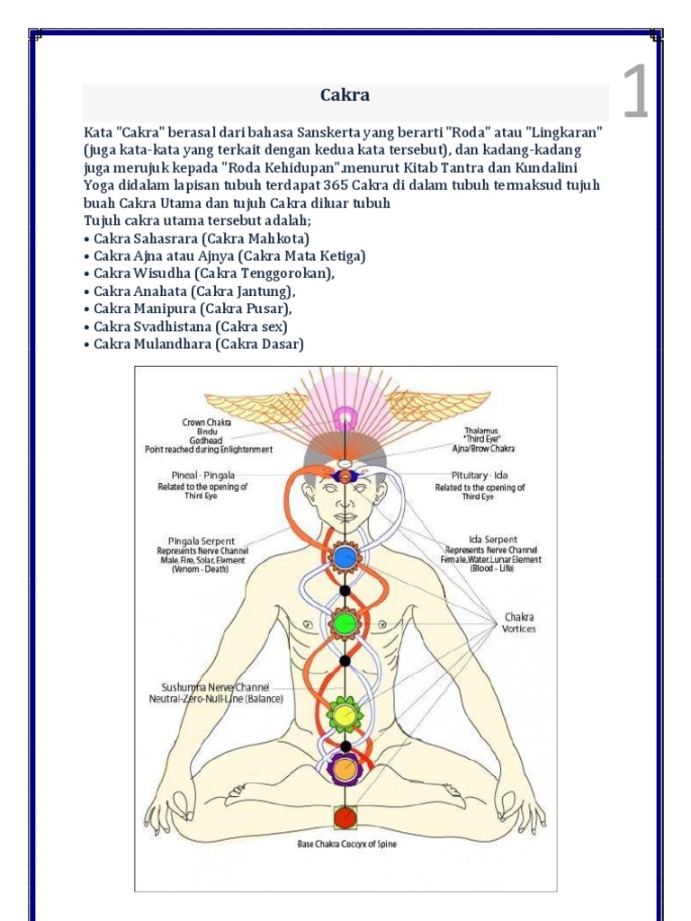 Panduan Lengkap Cakra dan Fungsinya | PDF