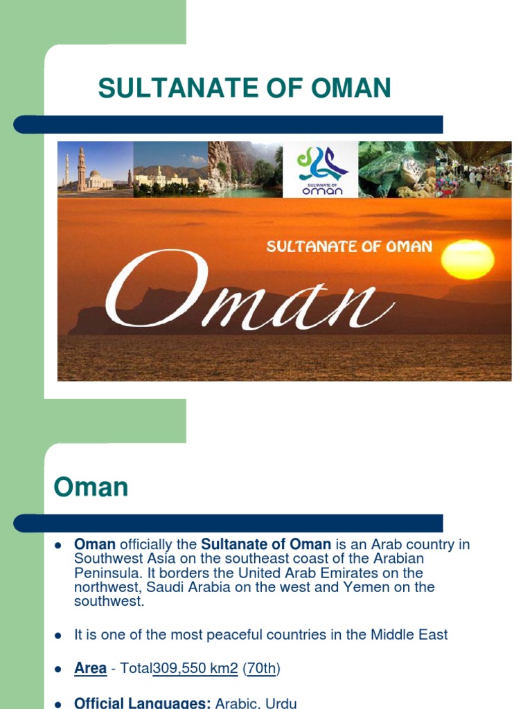 Oman | PDF | Oman | Middle East