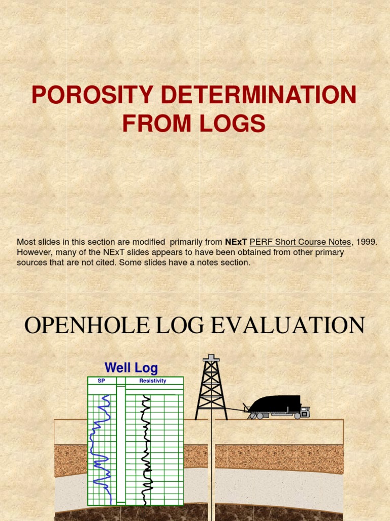 Logs | Porosity | Physics