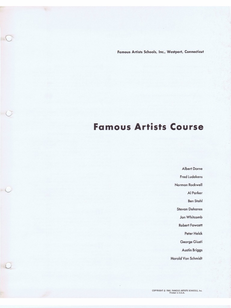 Famous Artist Course 1960 | PDF
