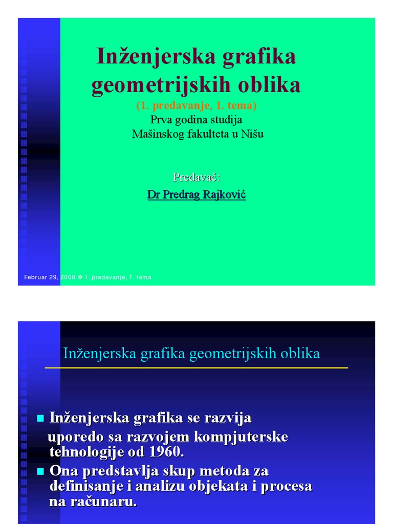 Inzenjerska Grafika | PDF