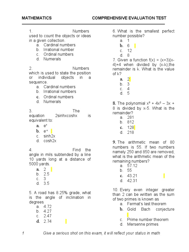 Cet Math | Download Free PDF | Prime Number | Triangle