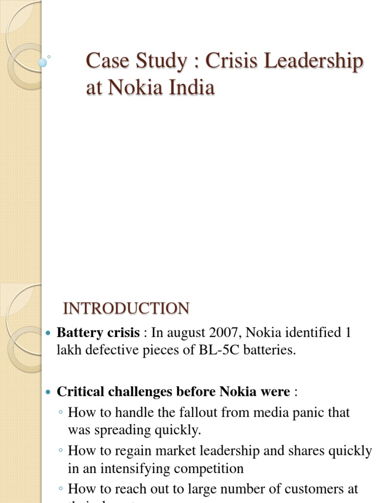Nokia Case Study | PDF