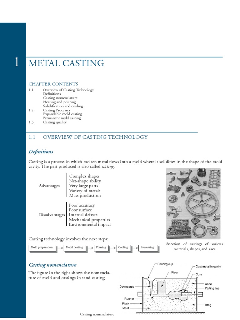 Casting | PDF | Casting (Metalworking) | Physical Sciences