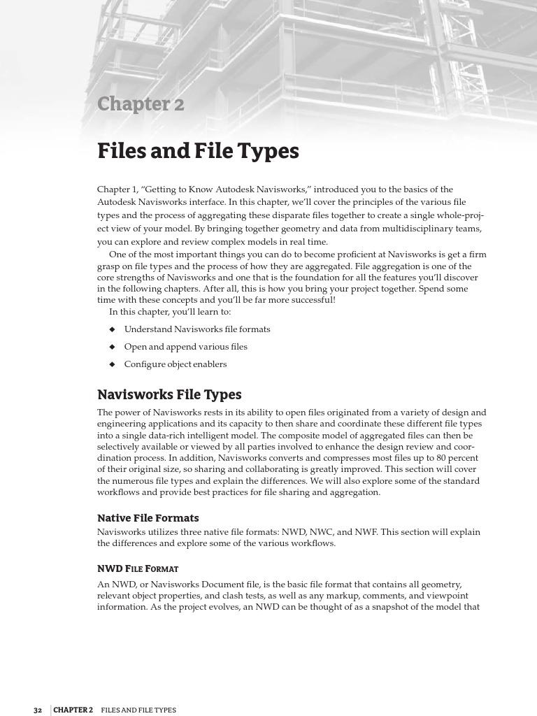 Navisworks File Formats | PDF | 3 D Modeling | Computer File