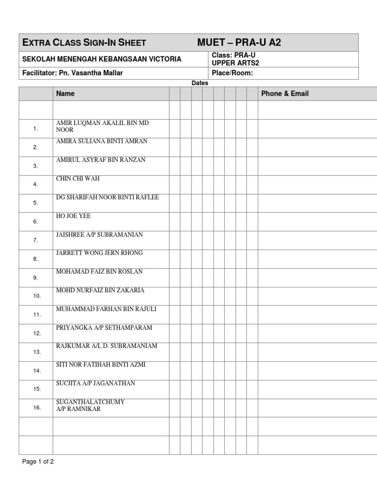 Extra Class Documentation | PDF