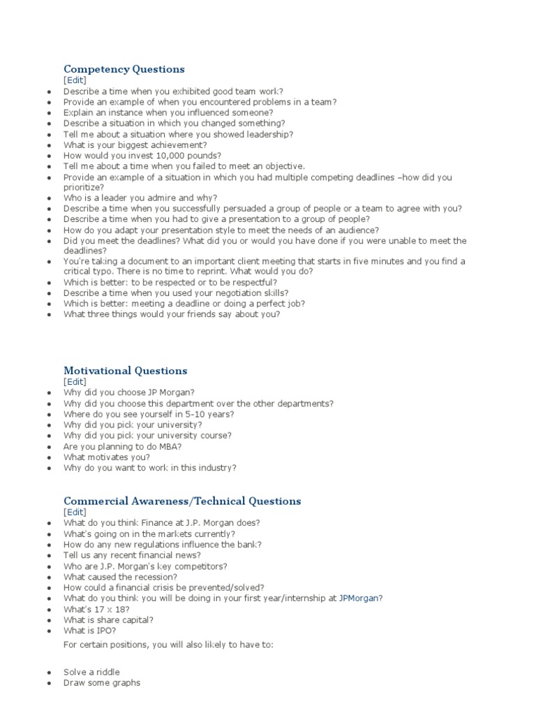 Competency Questions | PDF | Discounted Cash Flow | Goldman Sachs