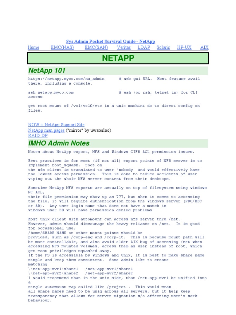 Netapp | PDF | Data Management | Computer Networking