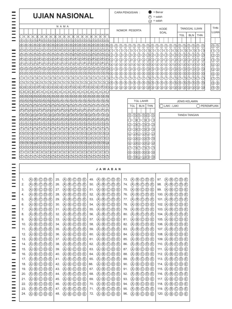 UPCAT Shading Sheet Instructions | PDF