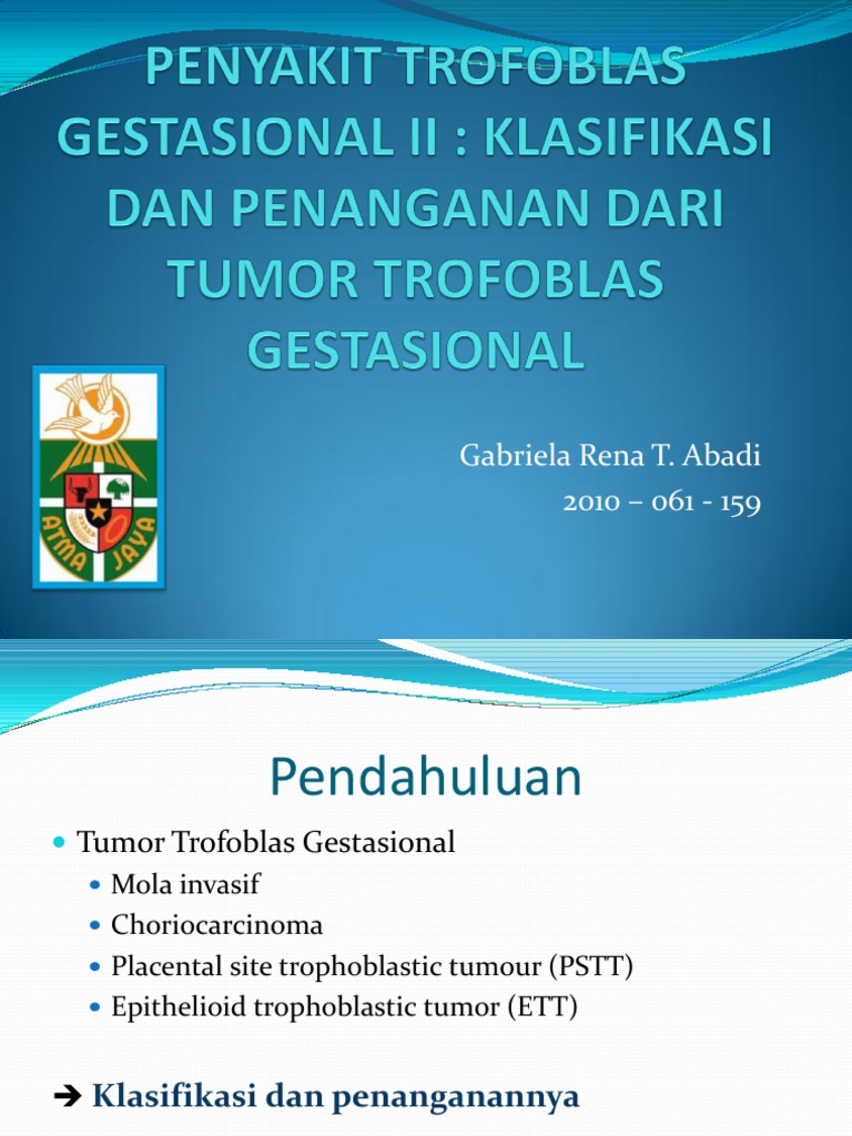 Penyakit Trofoblas Gestasional II | PDF | Kesehatan Holistik