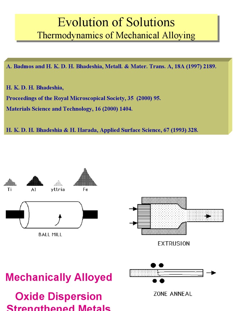 Evolution of Solutions | PDF | Physics | Chemistry