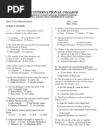 First Term Exam On History For Jss2 2022 | PDF