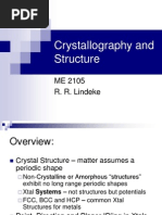 Chapter 1 Crystal Structure | PDF | Crystal Structure | Lattice (Group)