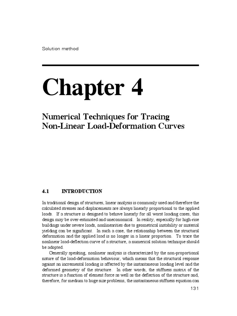 Non Linear Solver Arc Length Control | PDF | Numerical Analysis ...