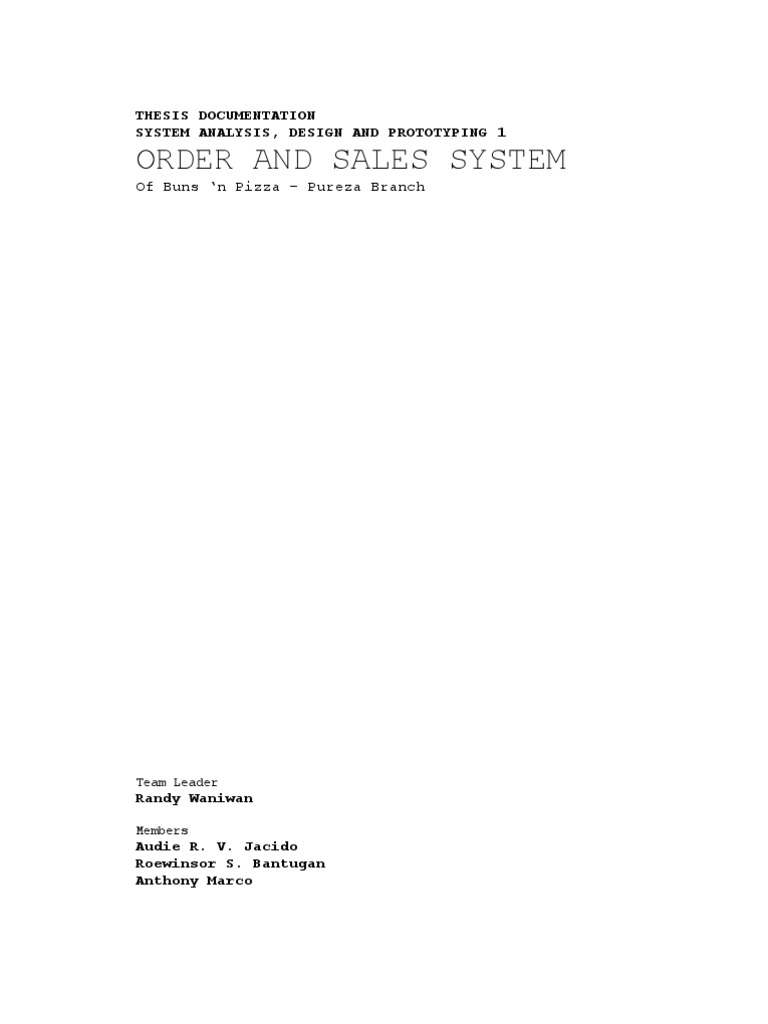 Thesis Documentation (Example) | PDF | Databases | Data