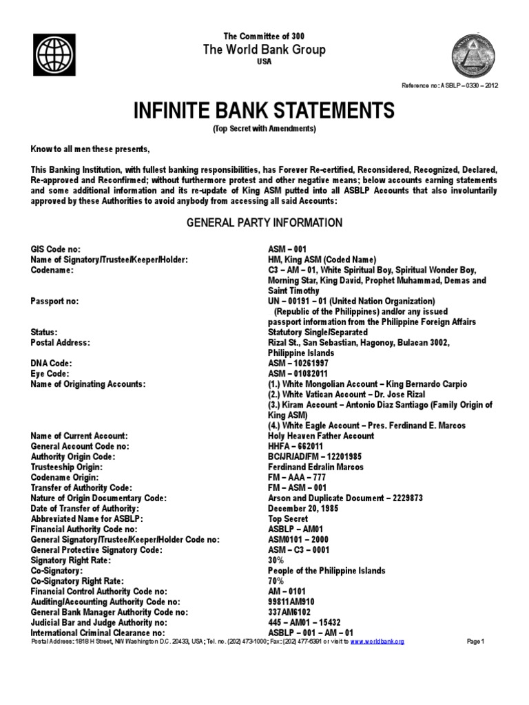 The World Bank Group USA, 2012 Final Audited Statements | PDF | Deposit ...