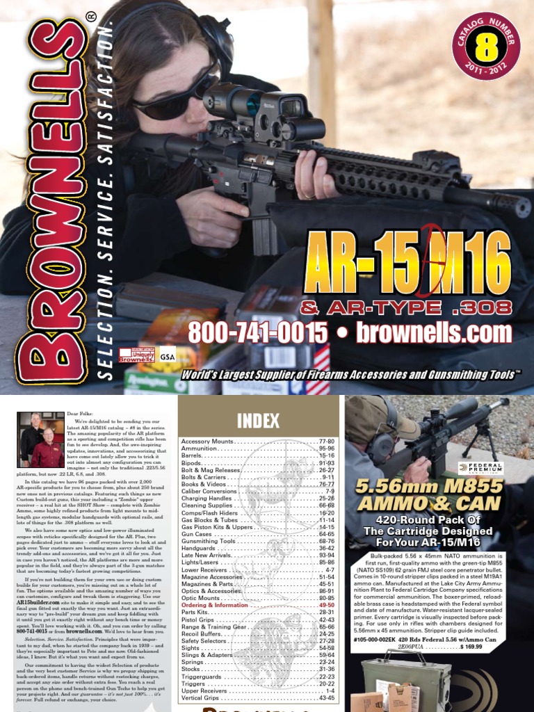 Catalog On The AR-15 Rifle | PDF | Weapon Design | Projectile Weapons