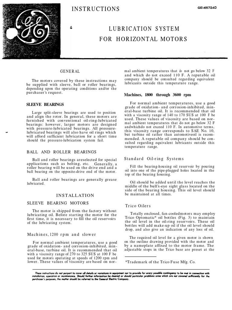 Motor Lub Oil System | PDF | Motor Oil | Bearing (Mechanical)