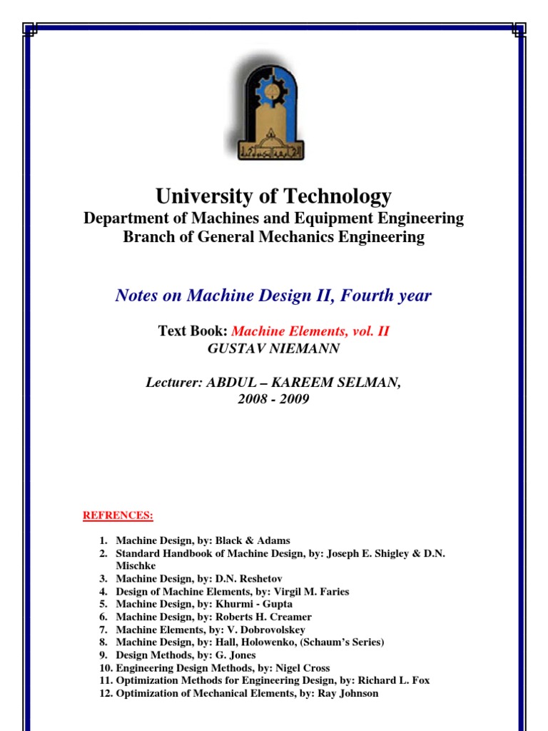 Gear Pdf Gear Transmission Mechanics