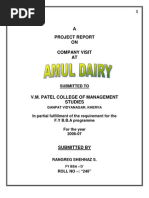 Amul Organisation Structure | PDF | Milk | Cooperative