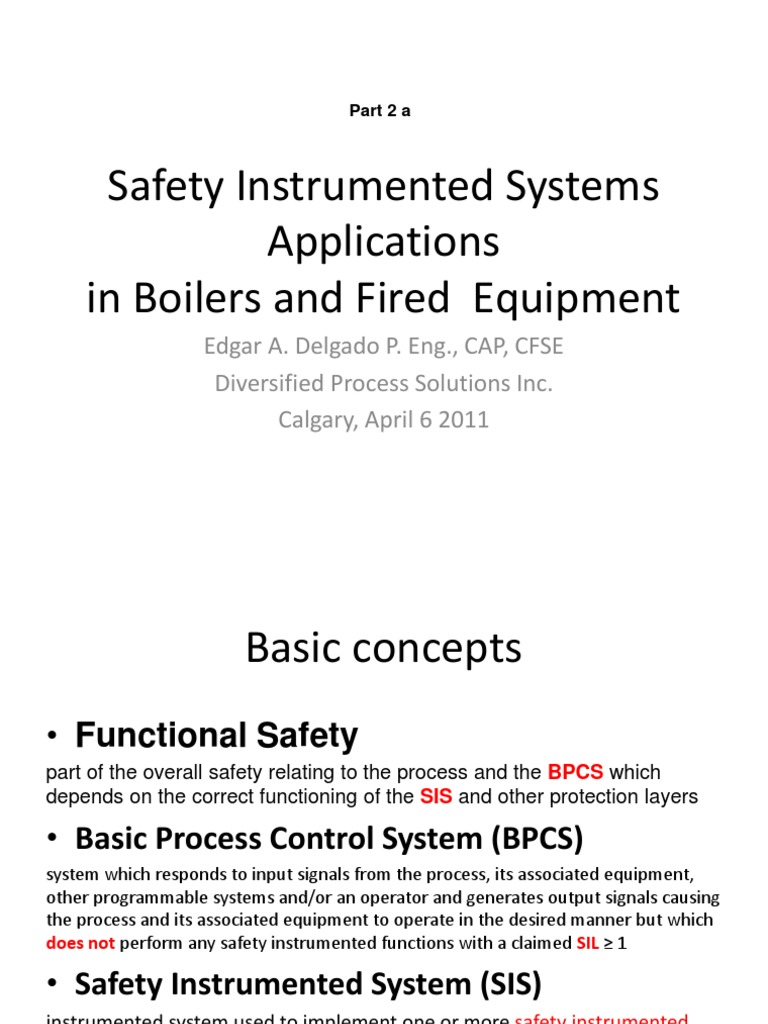 SIS Applications in Boiler Safety Systems | PDF | Systems Theory | Safety