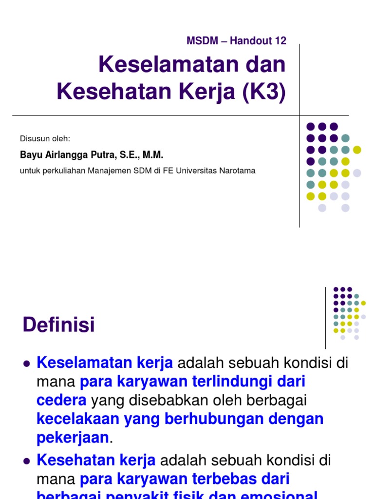 Handout k3 | PDF